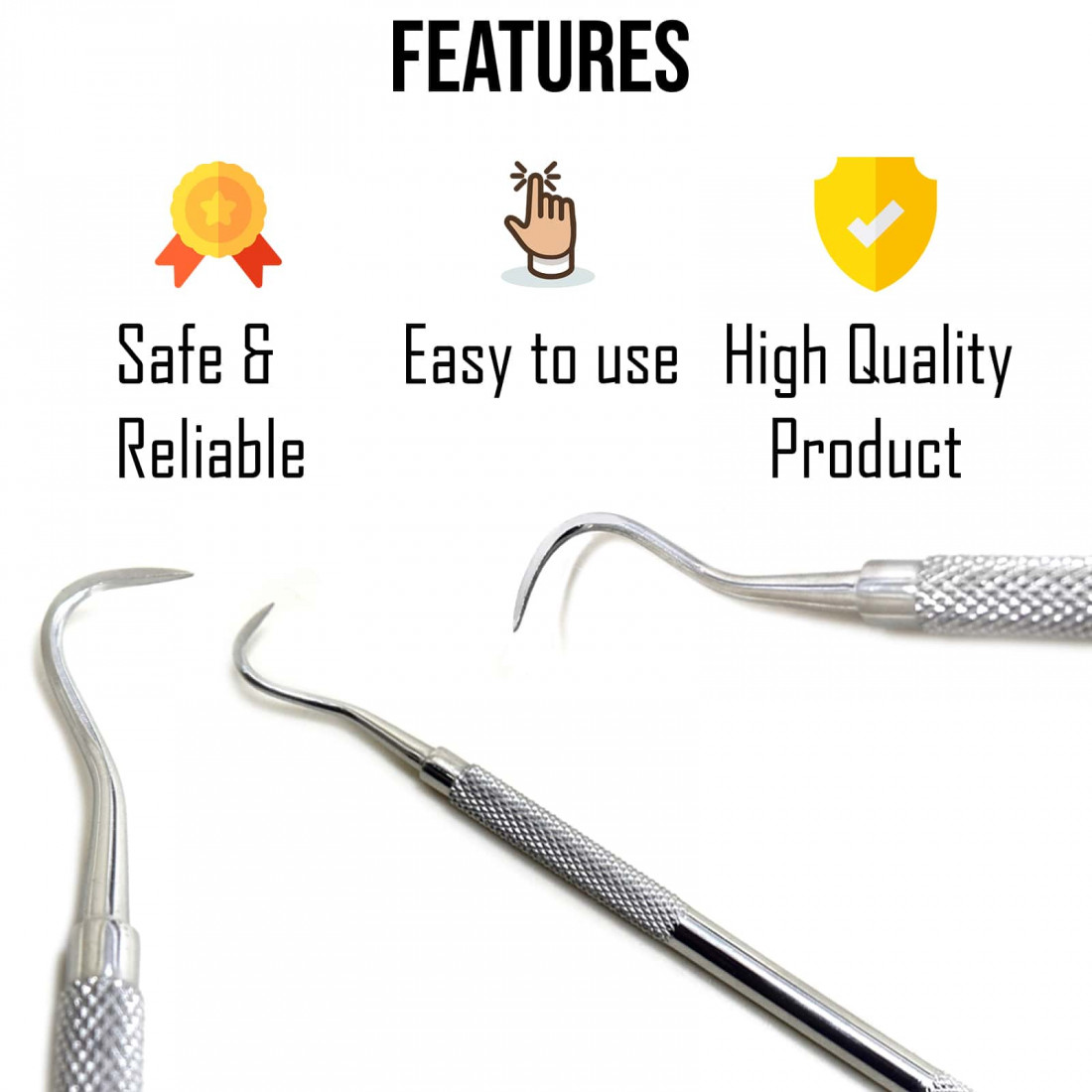 Periodontal Scalers Sickle Anterior Towner Scaler Dental Diagnostic ...